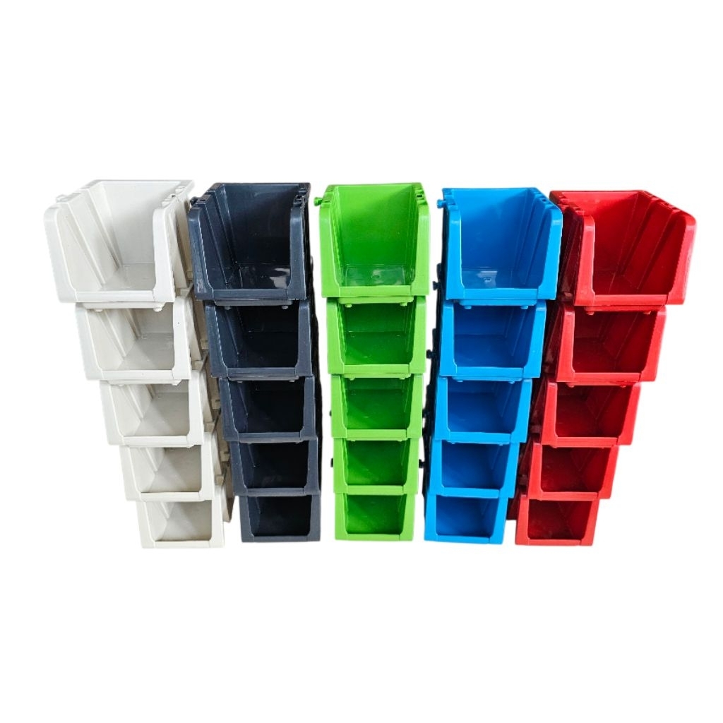 ⚡10 PCS XXS-A Stackable Bin Boxes Storage Organizer Supplies Tools Bins ...