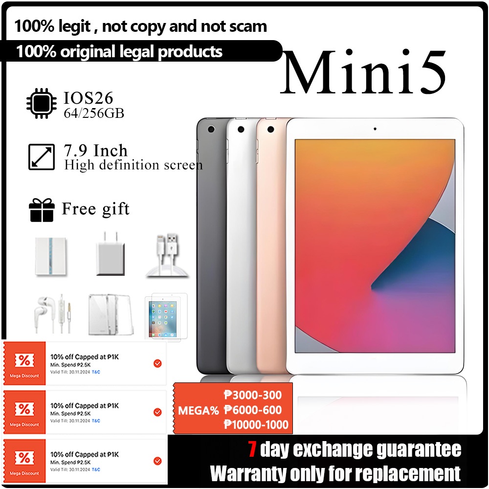 PadMini 2 /Mini 5 16G 32G 64G WiFi/ Cellular Tablet used good ...