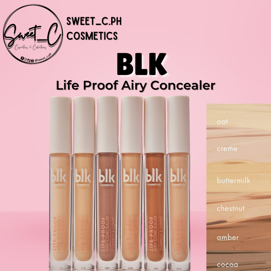 BLK Cosmetics Life Proof Airy Concealer - BLK Concealer AUTHENTIC ...