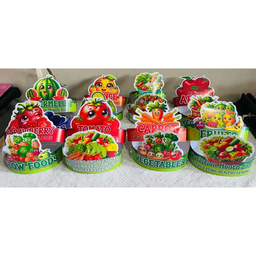 Nutrition Month Head dress|Nutrition Month 2025|Fruit & Vegetables ...
