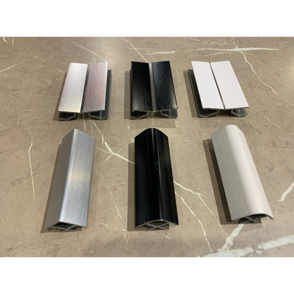 PVC BASEBOARD CONNECTOR 90deg & 180deg / 100mm & 150mm (USED TO CONNECT ...