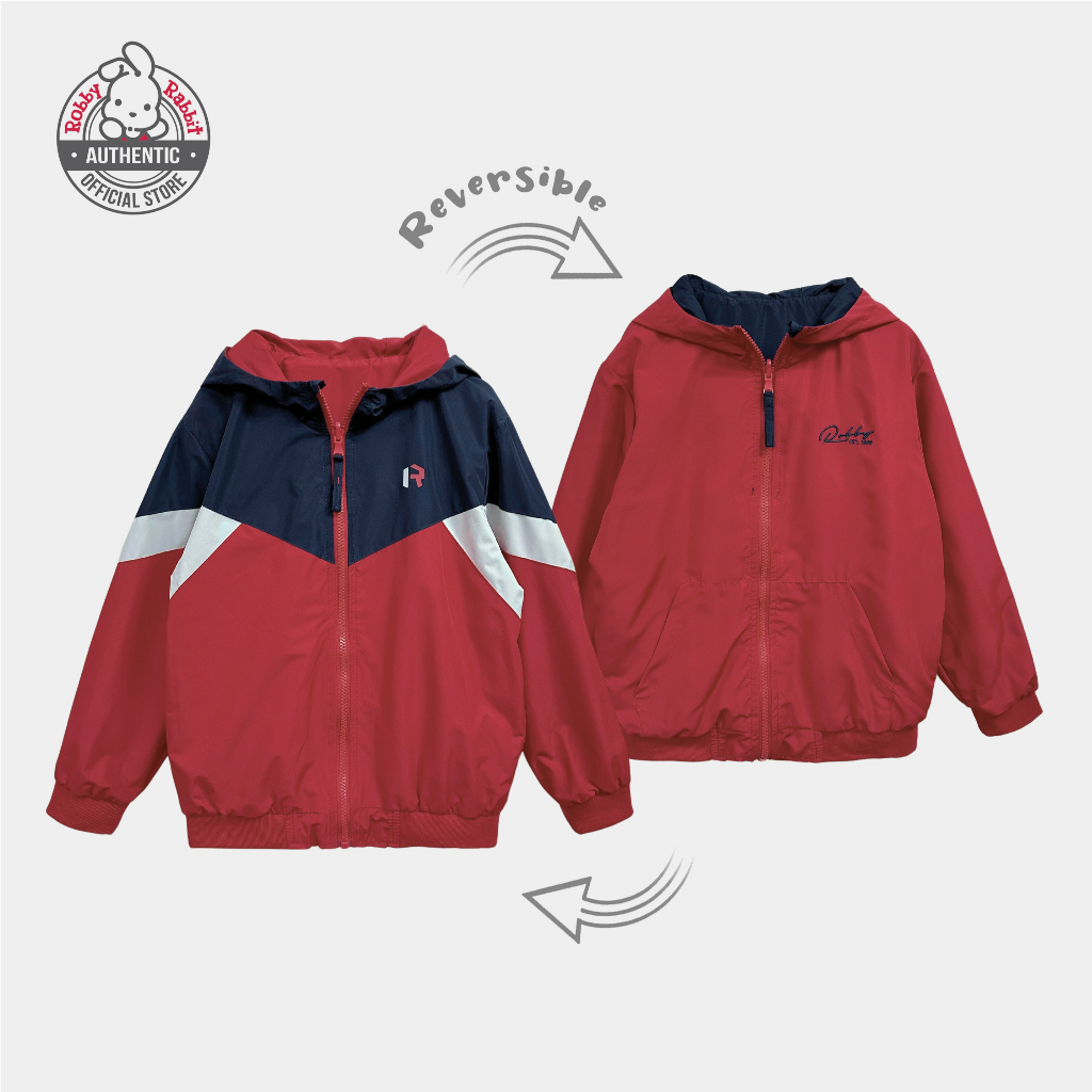 Robby Rabbit Boy Royal Regatta Water Repellant Reversible Jacket with ...