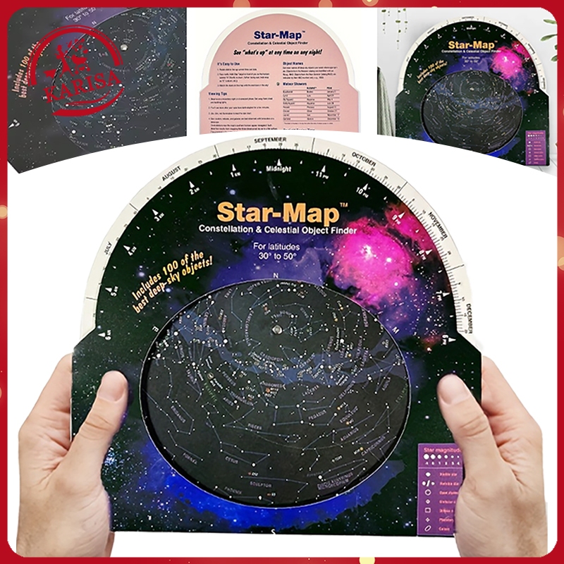 Educational Star Map Locator Bilingual Labels for Students Classroom ...