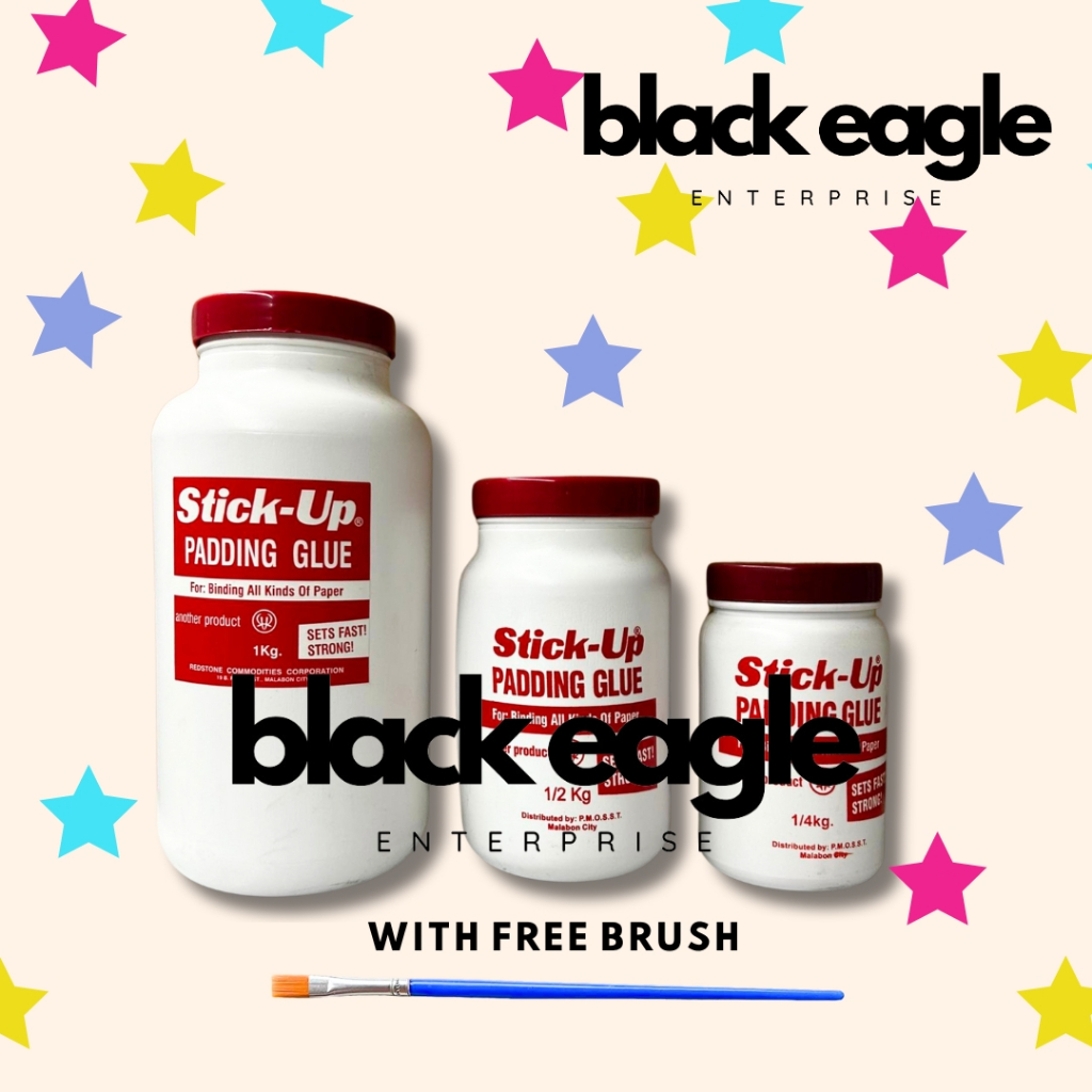 Stick Up Padding Glue RED for notepad and receipts FREE BRUSH | Shopee Philippines