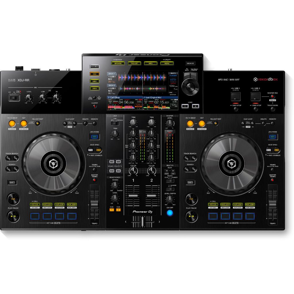 Pioneer DJ XDJ-RR 2-Channel Rekordbox All-In-One DJ Controller w/ Dual ...
