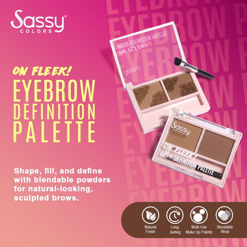 Sassy Colors On Fleek! Eyebrow Definition Palette | Shopee Philippines