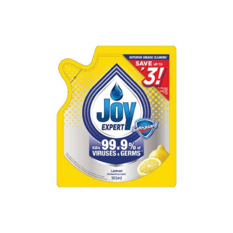 Joy Dishwashing Liquid Expert Lemon & Kalamansi 165ML Refill pack ...
