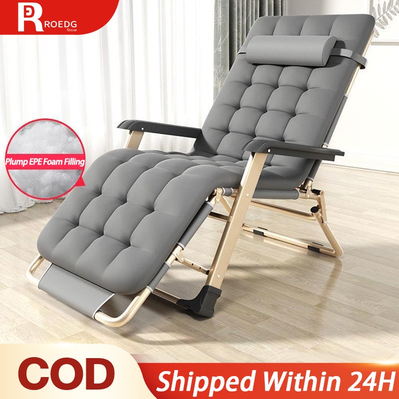 Portable Chair Folding Bed With Foam Foldable Breathable Oxford Cloth ...