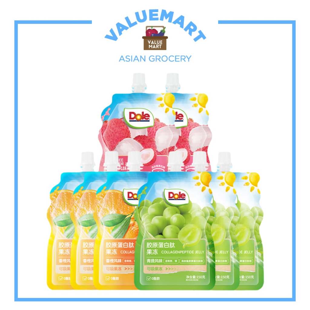 Dole Collagen Peptide Jelly Delicious Fruit Jellies with Collagen for ...