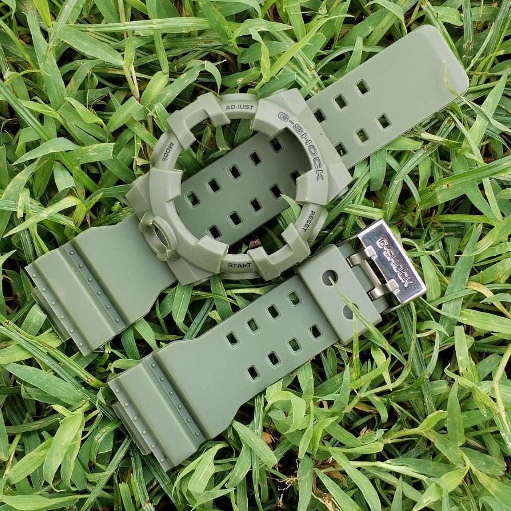 GA700 GA710 STRAP AND BEZEL REPLACEMENT FOR MATTE ARMY GREEN | Shopee ...