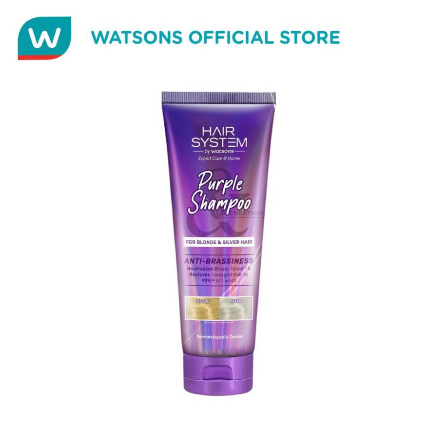 WATSONS Hair System Purple Shampoo 250ml | Shopee Philippines