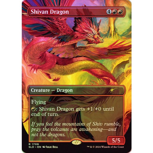 Shivan Dragon (Foil) (Secret Lair) (#1709) (Borderless) | Shopee ...