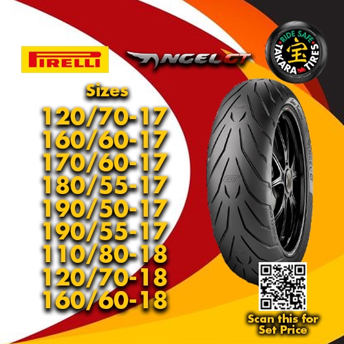 Pirelli Tire Angel GT 17" 18" by Takara Tires Motorcycle Tires Bigbike ...