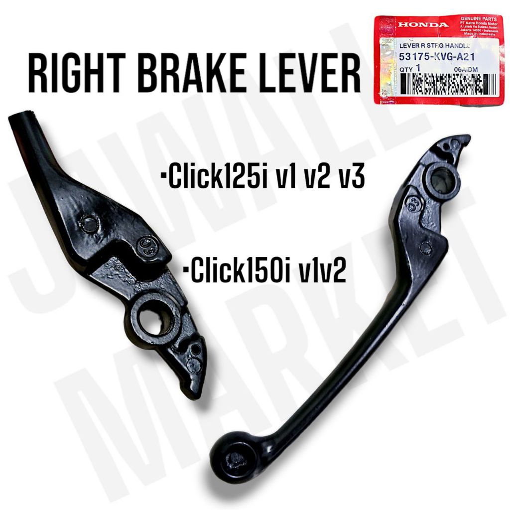 Brake Lever Click 125i Click 150i . Honda Genuine Right Brake Lever ...