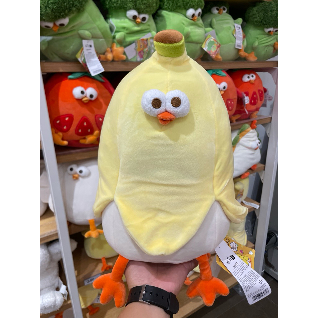 MINISO DUNDUN FRUIT SERIES 12in PLUSH TOY (BANANA CHICKEN) | Shopee ...