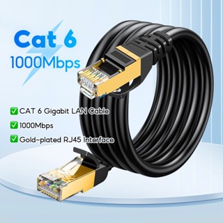 5 to 100M Gigabit UTP CAT6 Lan Cable Outdoor RJ45 Gold-Plated Ethernet ...