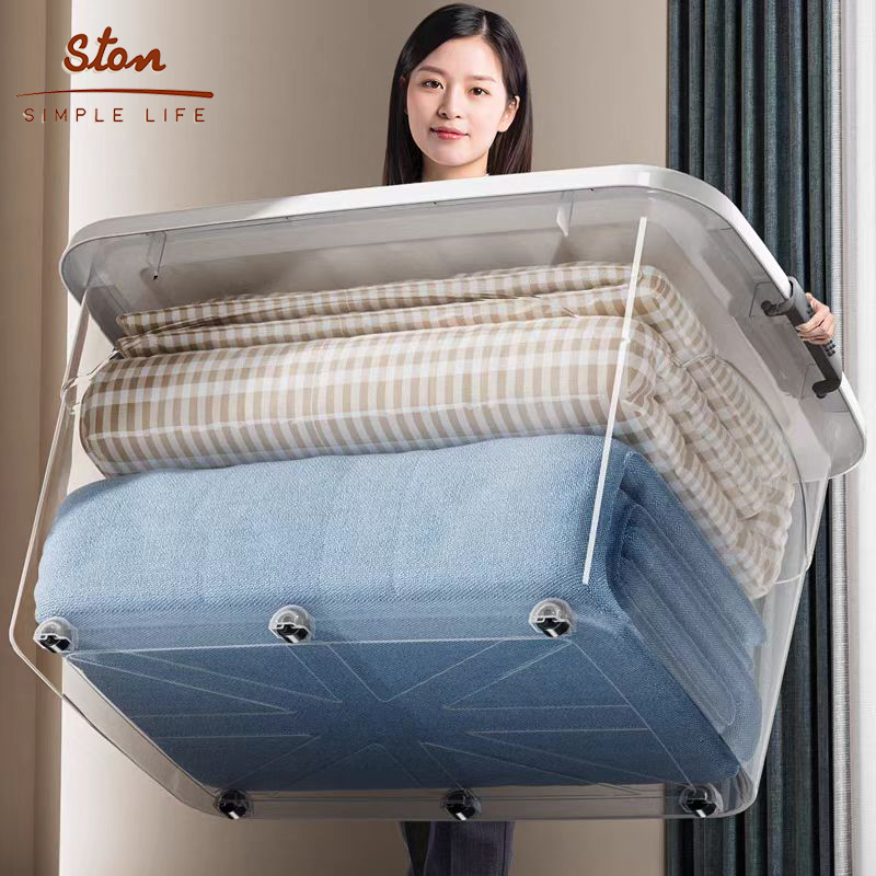 STON Megabox Transparent Storage Box Plastic Organizer Stackable For ...