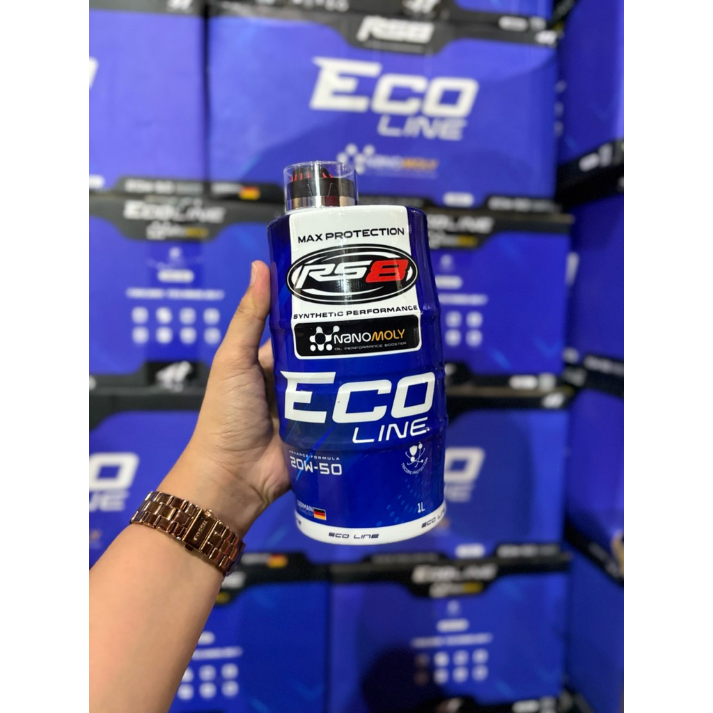 RS8 Eco Line Oil 1L and 800ml 20w50 -Original | Shopee Philippines