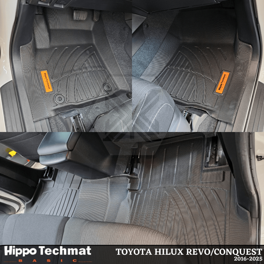 TOYOTA HILUX REVO/ CONQUEST & HILUX GRS 2016-2025 HIPPO TECHMAT BASIC ...