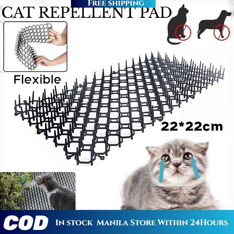 Cat Scat Mat Anti-Cat and Pest Plastic Prickle Strip Cat Repellent Pad ...