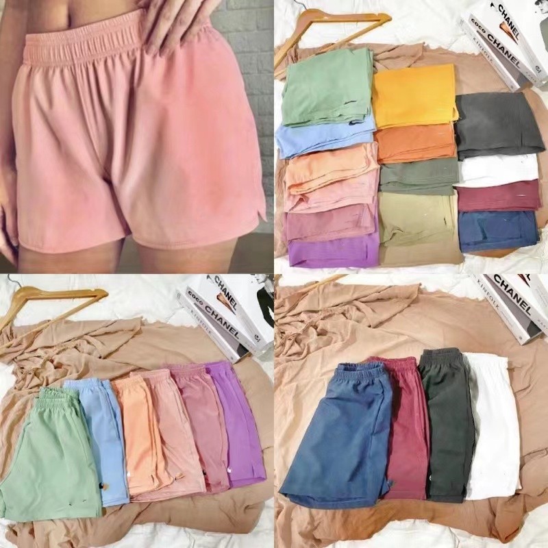 Plain Taslan Shorts Unisex Short with Bell for women | Shopee Philippines