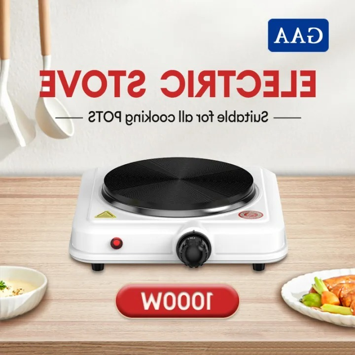 Hot Plate 1000W Cooktop Single Electric Burner Portable Hot Plate ...