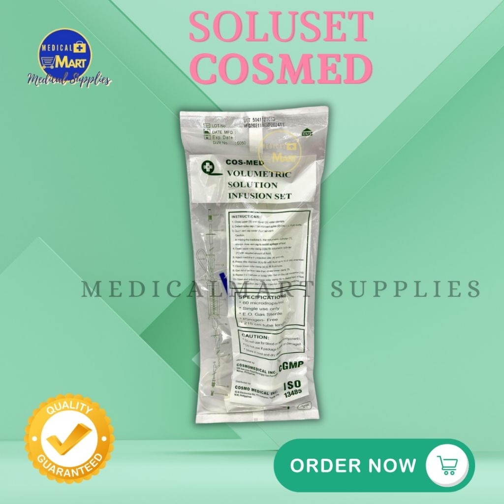 Infusion Set/Soluset 150ML( Cosmed;Sureguard;Unimex) | Shopee Philippines