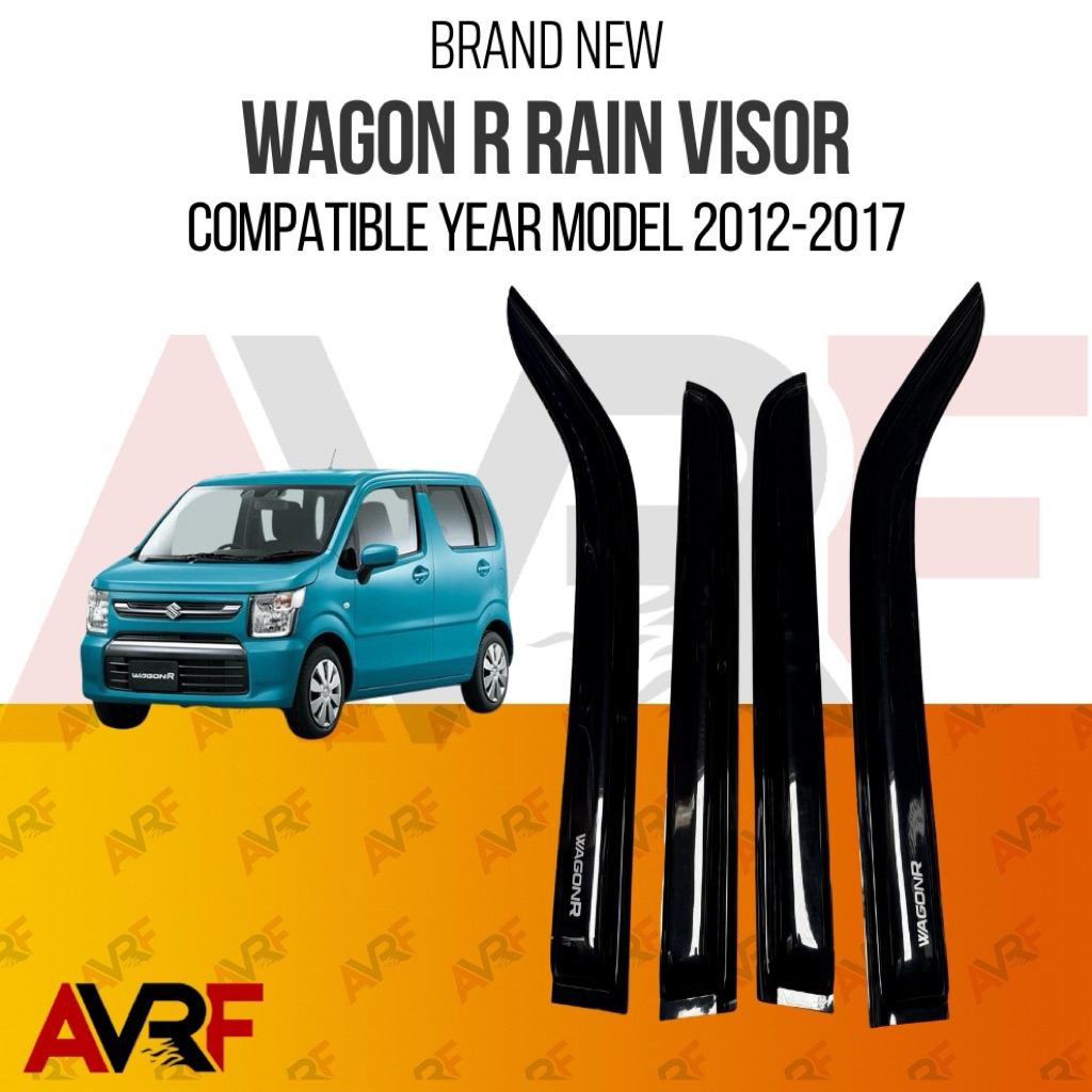 Wagon R Rain Visor 2012-2017 | Window Visor Set for Suzuki Wagon R ...
