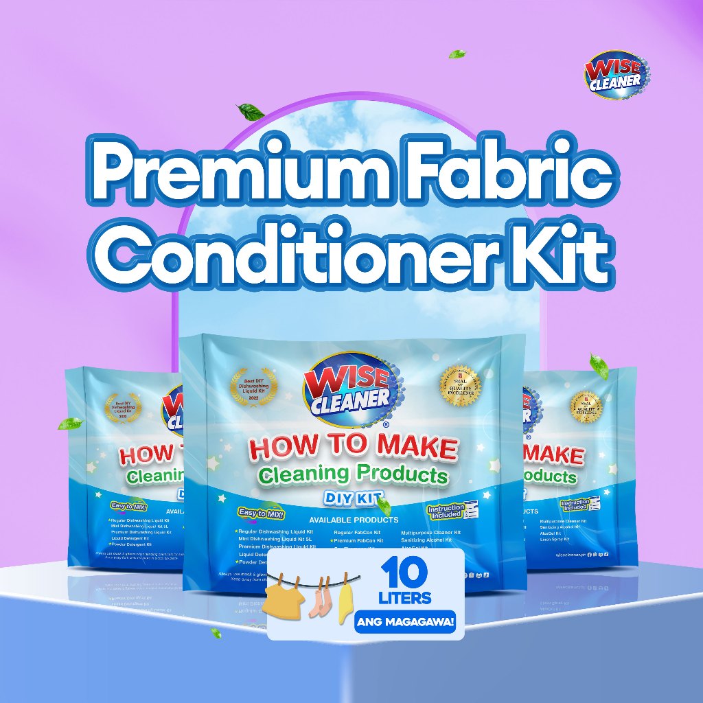 WISE SAVE PREMIUM FABCON DIY KIT WISE CLEANER | Shopee Philippines