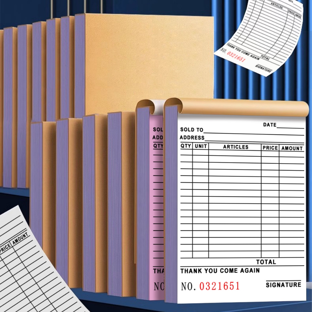 Receipt Resibo With Carbon Wholesale 2/3 Copy Business Receipts ...