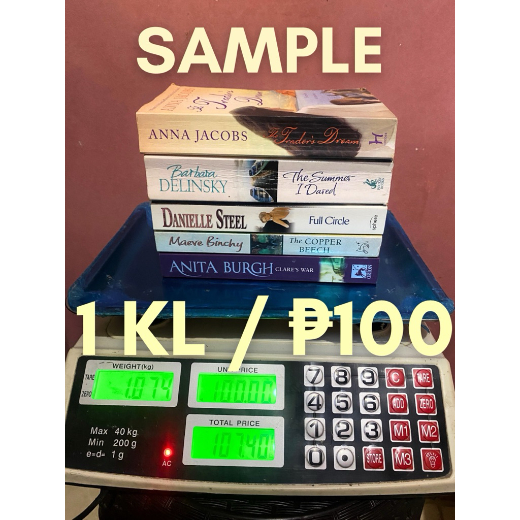 Clearance Sale - Per Kilo Books (Size: MMPB and Paperback) | Shopee ...