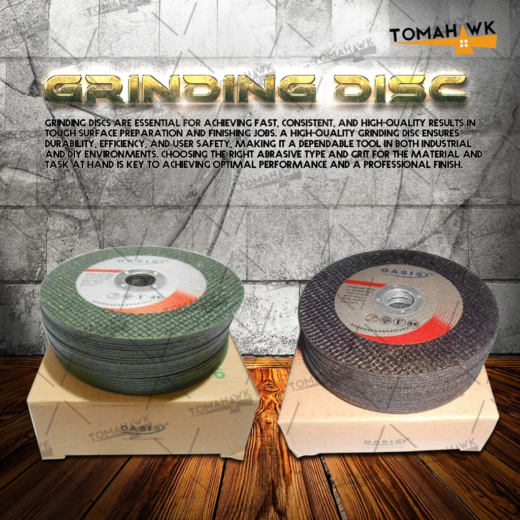 TOMAHAWK OASIS GREEN/BLACK CUTTING/GRINDING DISC SUPER 14 INCH PCS ...