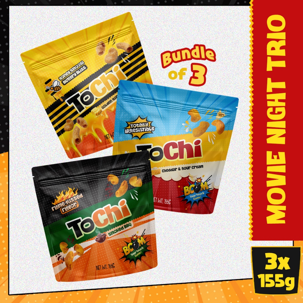 Tochi Cheddar & Sour Cream & Tochi Smoked BBQ & Tochi Golden Honey ...