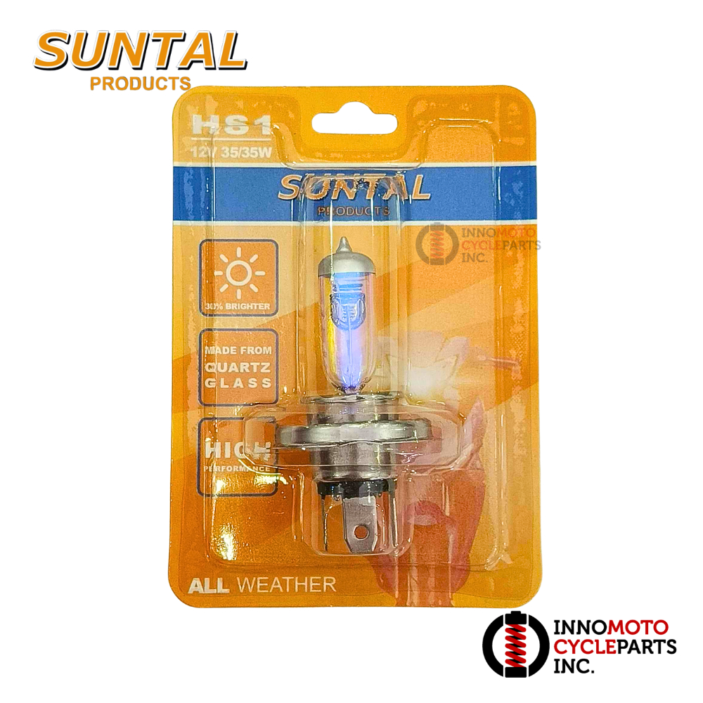 Suntal (H4/HS1) All Weather Halogen Headlight Bulb 12V 35/35W - PX43T ...