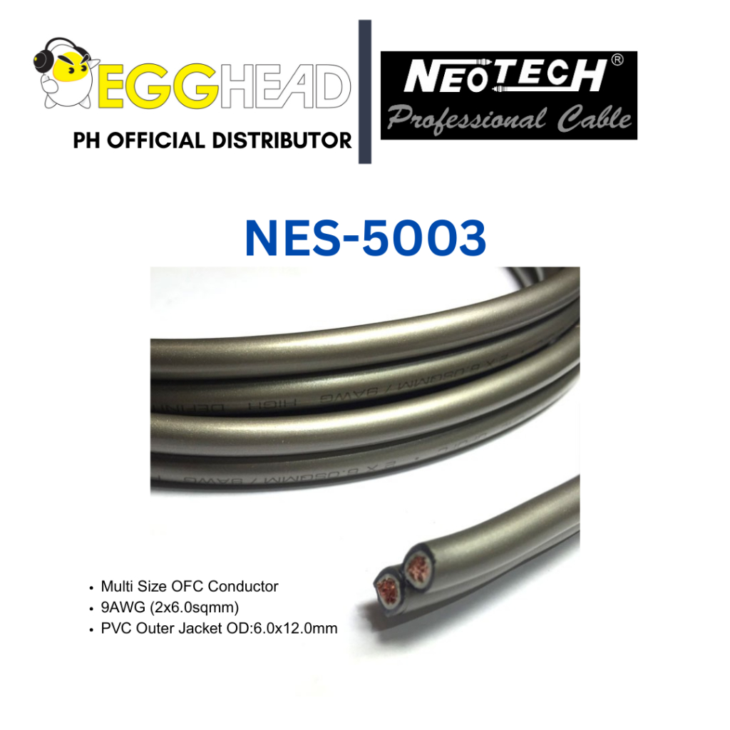 NEOTECH NES-5003 Speaker Cable | Shopee Philippines