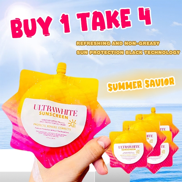 XD【Buy 1 Take 4 】Skin Essentials Sunscreen Sunblock UltraWhite Cream ...