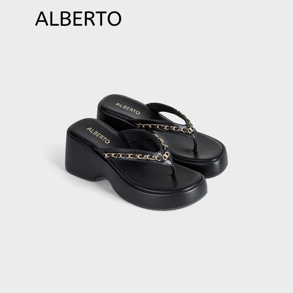 ALBERTO Women's Dan Platform Sandals | Shopee Philippines