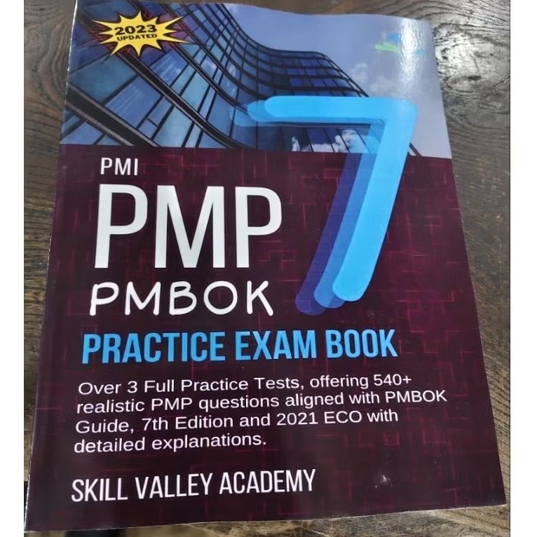 PMP PMBOK PRACTICE EXAM BOOK 2023© Brand-new Onhand | Shopee Philippines