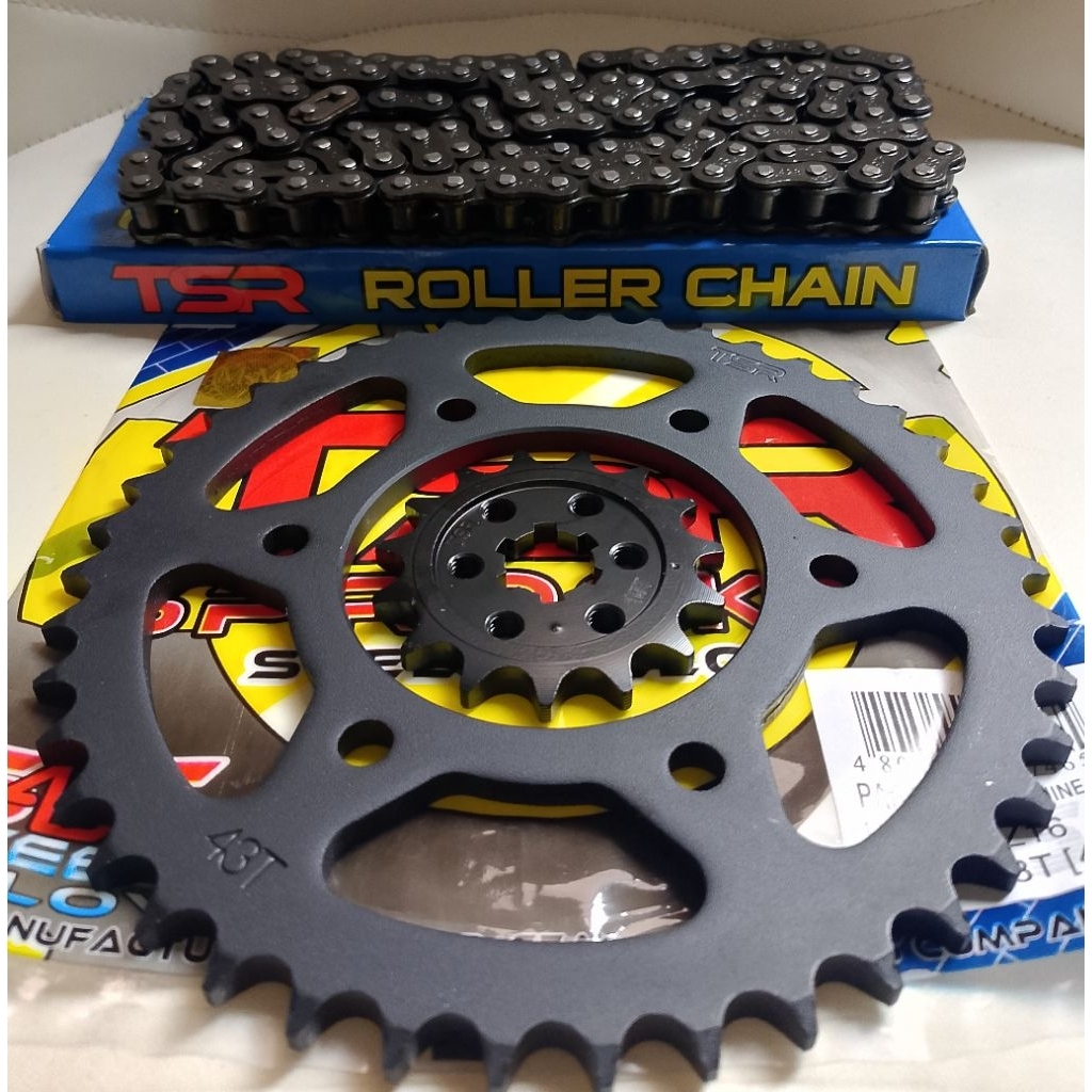 Sprocket SET TSR--Fz16 /SNipER 150, Sprocket Set STEEL ALLOY, TSR heavy duty | Shopee Philippines