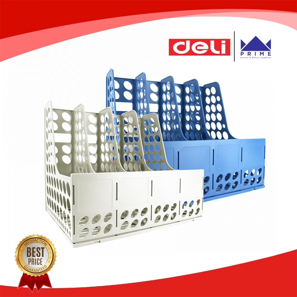 Deli File Organizer - Triplicate Magazine File 9843 | Shopee Philippines