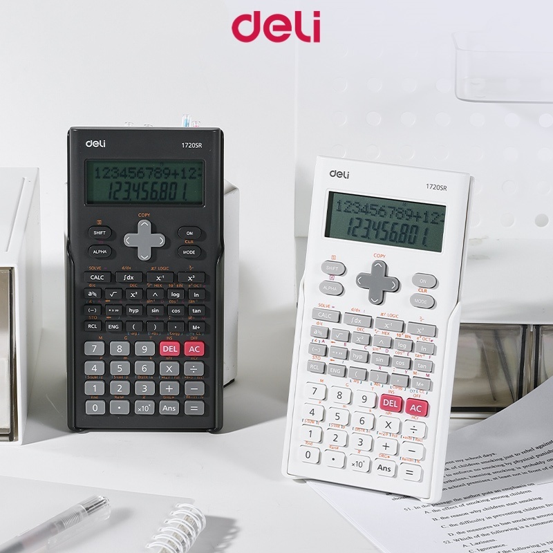 Deli Scientific Calculator 300 Functions Batteries For Student Function ...