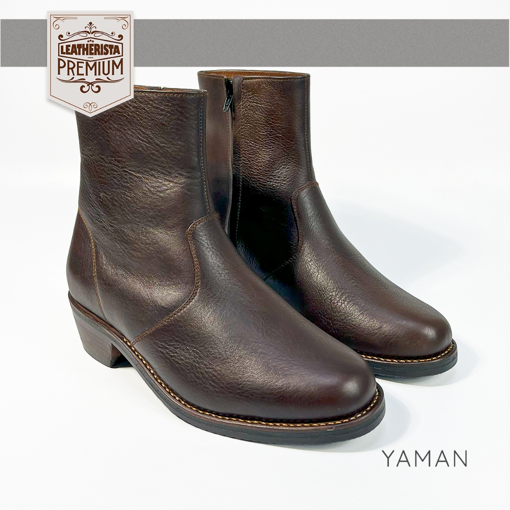 Leatherista Lokal Yaman (Premium Boots for Men and Women) | Shopee ...