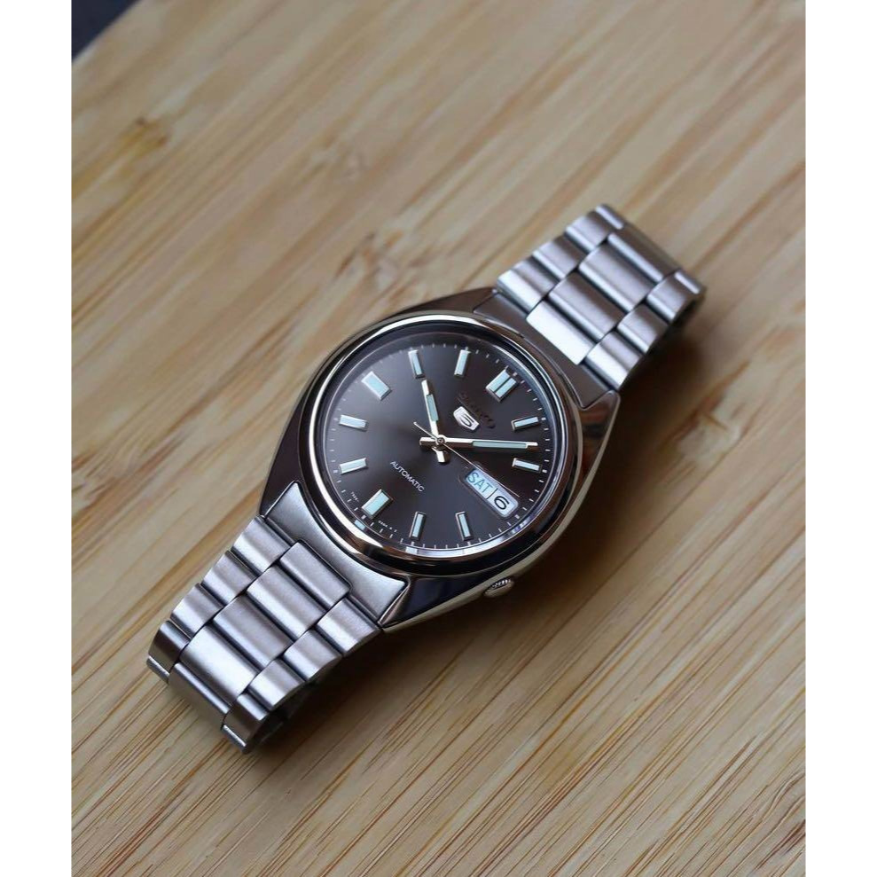 SEIKO 5 SNXS79 SUNBURST BLACK DIAL SILVER STRAP WATCH | Shopee Philippines