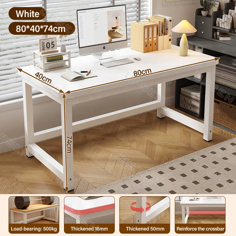 Office Table Computer Desk Table 140/120/100/80 Wooden Laptop Table ...