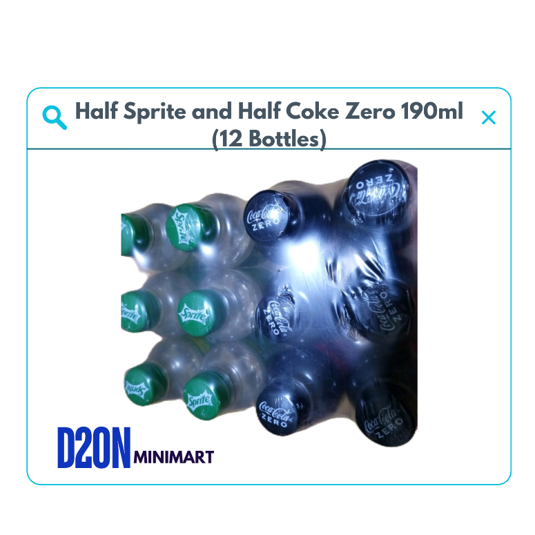 Half Sprite & Half Coke Zero Swakto 190ML | Shopee Philippines