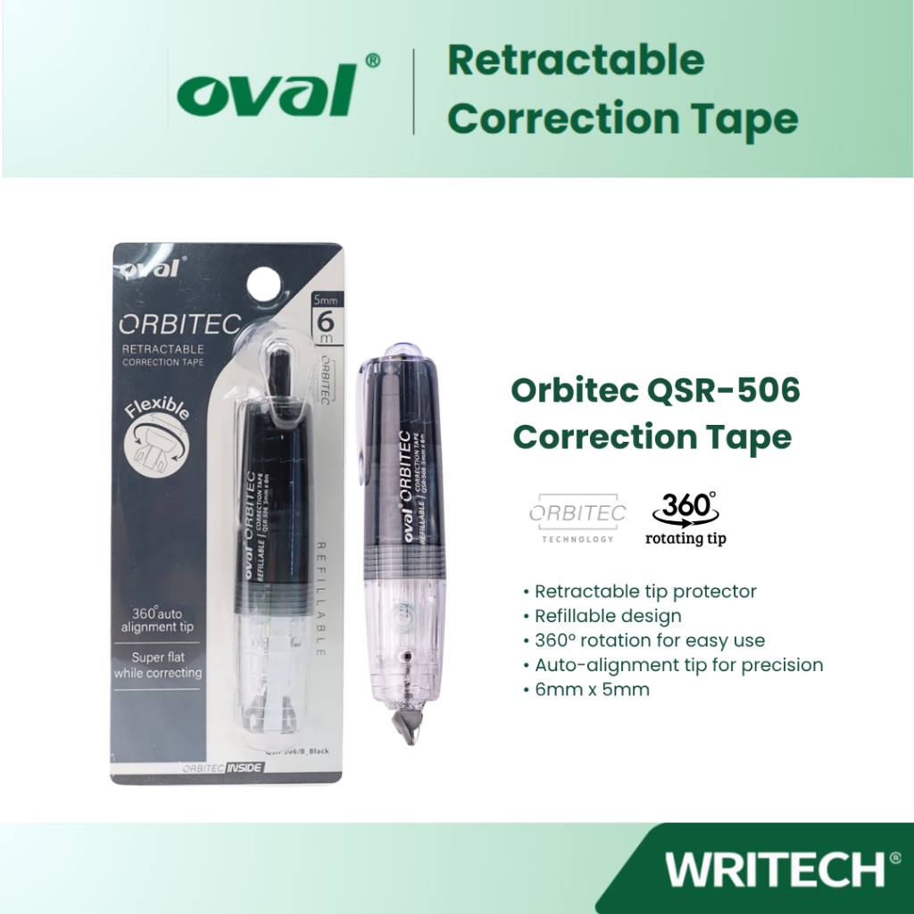 OVAL QSR-506/B Orbitec Correction Tape | Shopee Philippines