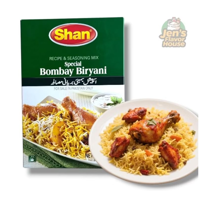 Shan Special Bombay Biryani Masala Recipe & Seasoning mix for tasty ...