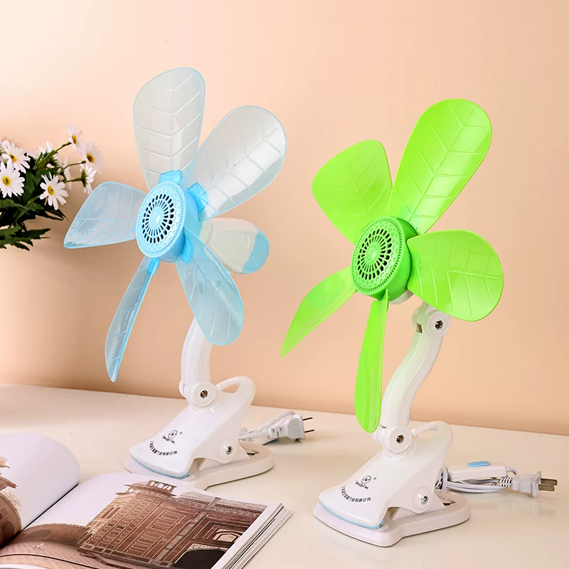5 Blade Clip Fan Adjustable Portable Desktop fan Electric Fan Clip ...