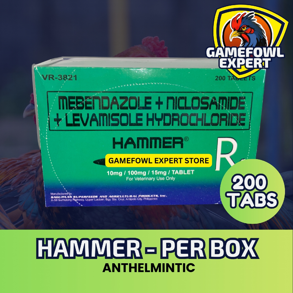 Hammer 200 Tablets (PER BOX) Medication for Animals | Shopee Philippines
