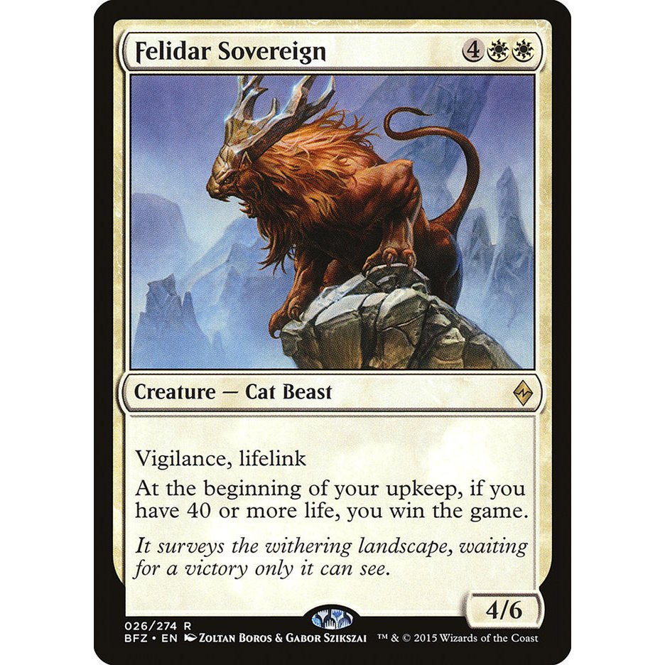 Felidar Sovereign - MTG Magic: The Gathering | Shopee Philippines